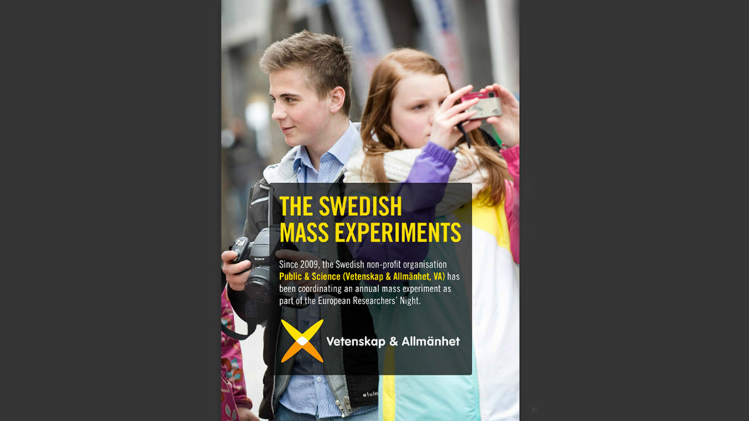 The Swedish Mass Experiments - Vetenskap & Allmänhet